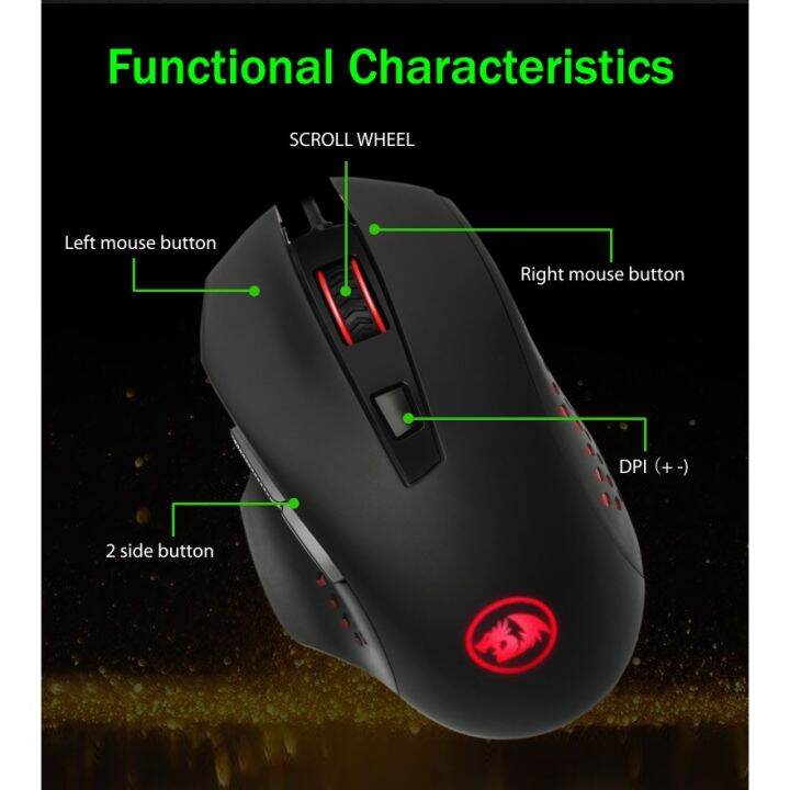 Redragon M610 Gainer e-Sports Gaming Mouse | Lazada PH