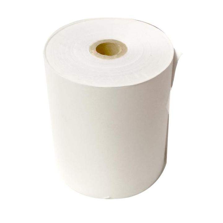 1 roll 2ply NCR Dot Matrix Paper Roll For Receipt Printer - 76x65x12mm ...