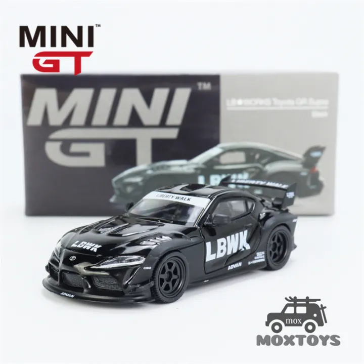 MINI GT 1:64 LBWK ปอนด์ WORKS Toyota GR Supra Glossy & Matt สีดำจีน ...