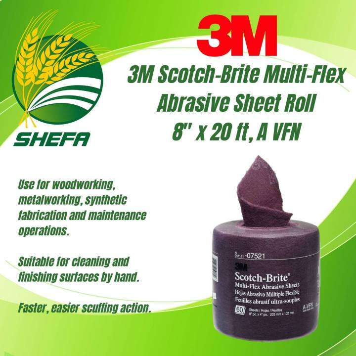3M A VFN Scotch Brite Multiplex 8" x 20ft. | Lazada PH