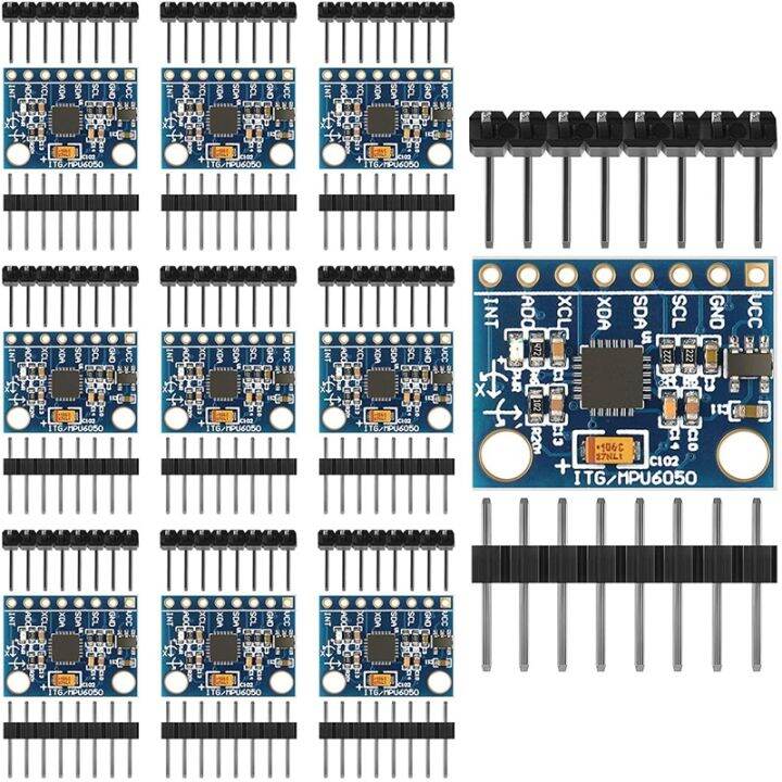 GY-521MPU-6050 Module 3 Axis Accelerometer 6 DOF Gyroscope Sensor ...