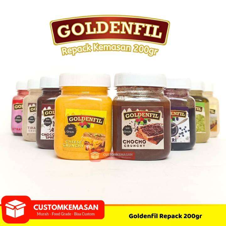 Goldenfil Repack 200gr / Selai Roti Bakar / Toping Roti / Selai Roti ...