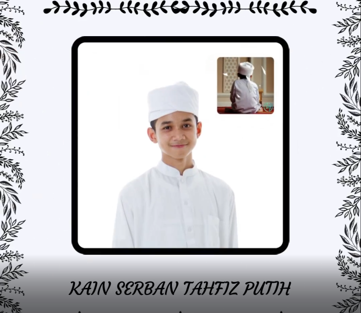 Kain Serban Tahfiz Putih (High Quality) | Lazada