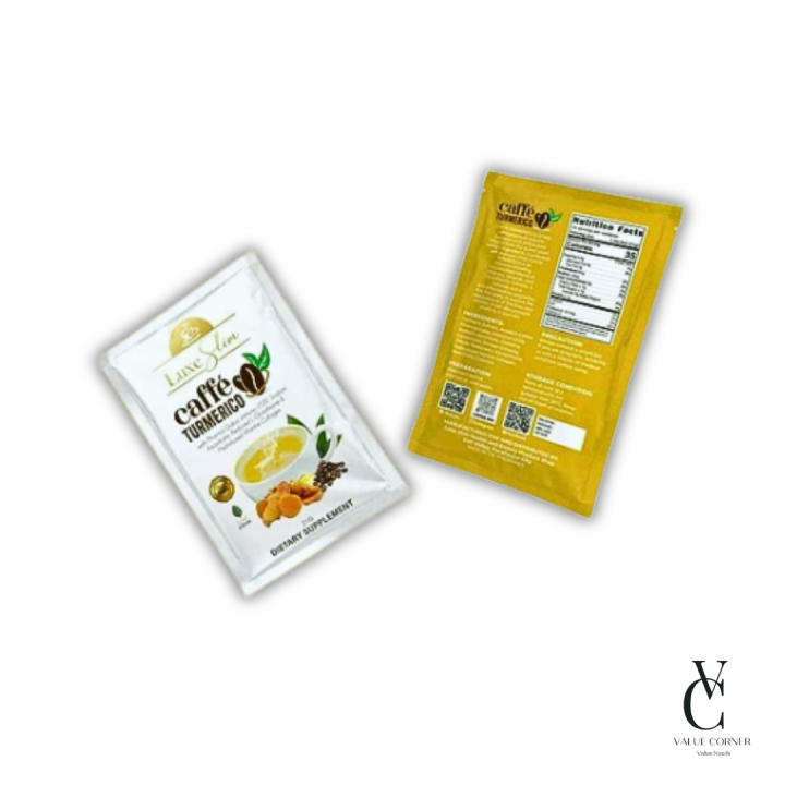 Luxe SLIM Caffe Turmerico Drink with L-Glutathione and Hydrolyzed ...