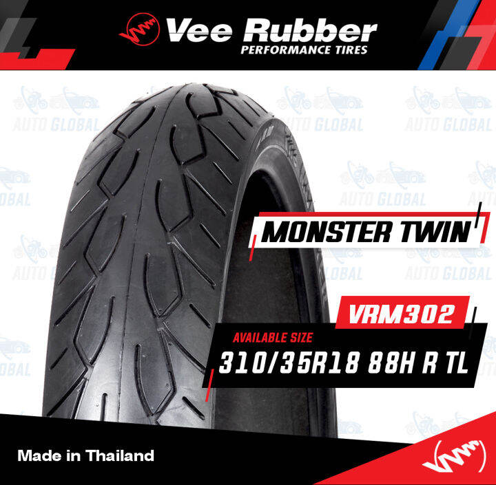 310/35 R 18 TL VEE RUBBER VRM302 MONSTER 310/35R18 TL 88H (Tubeless) Motorcycle Tires | Lazada PH