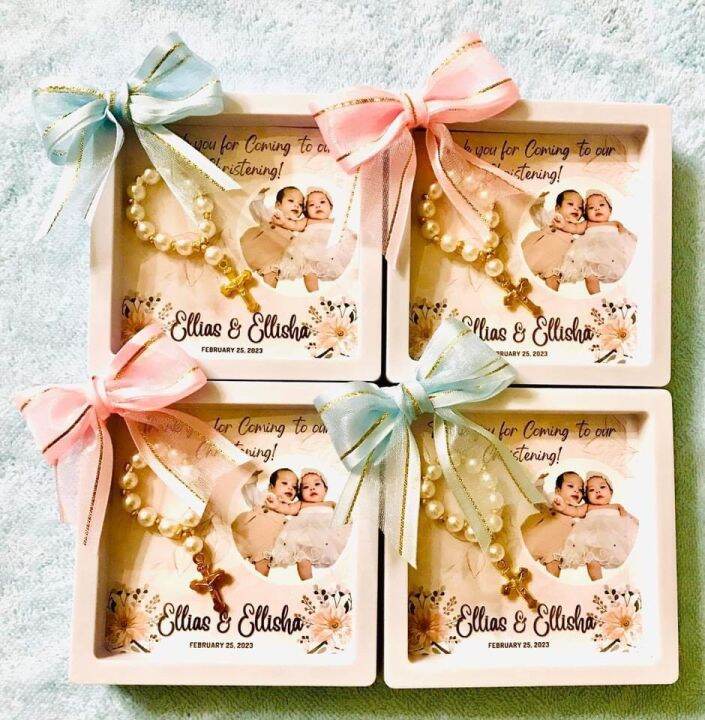 Floating Frame Souvenir/Giveaways Birthday Debut Wedding Christening ...