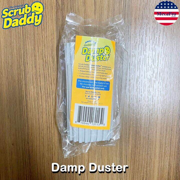 Scrub Daddy® Damp Duster ฟองน้ำอเนกประสงค์ ดักจับฝุ่น | Lazada.co.th