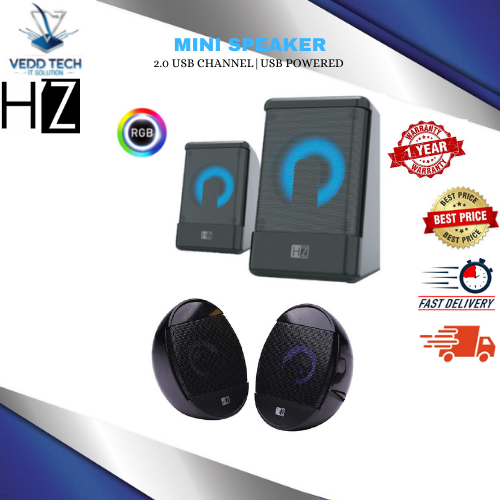 HEATZ MINI USB 2.0 MULTIMEDIA SUB-WOOFER SPEAKER, LAPTOP, DESKTOP | Lazada