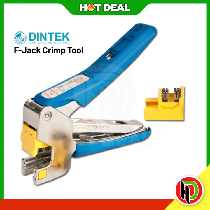 Hotdeal Original Dintek F-Tool For Cat5e , Cat6 and Cat6a F-Jacks ...