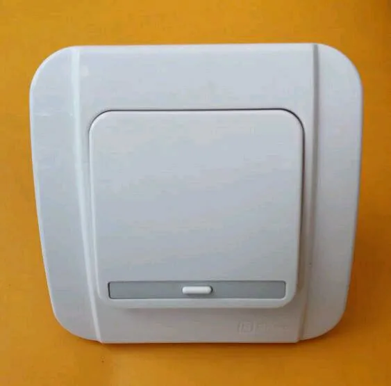 Saklar Engkel Tunggal Satu Single Switch BROCO GALLEO Snow White Putih ...