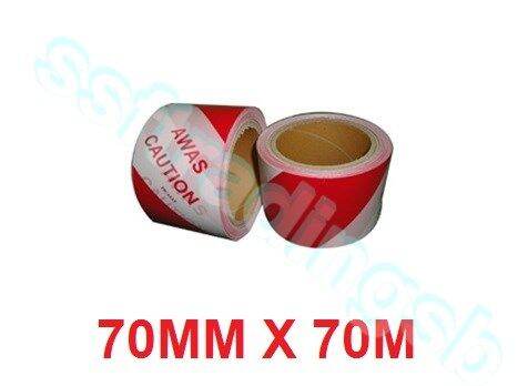 AWAS / CUATION TAPE / NON ADHESIVE 70MM X 70M AWAS TAPE / CAUTION TAPE ...