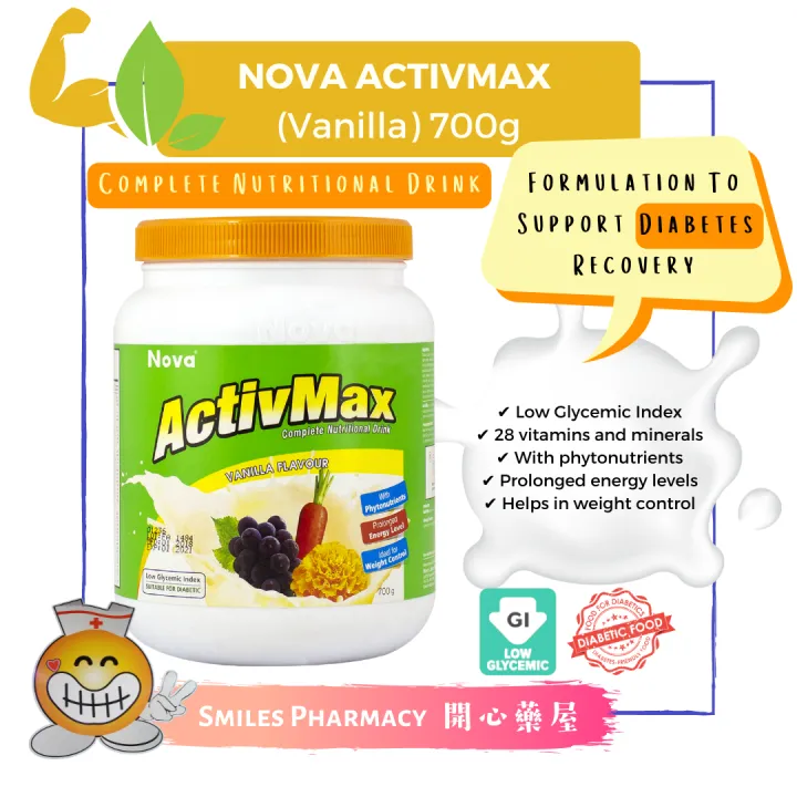 NOVA | ACTIVMAX (Vanilla) 700g [Complete Nutritional Drinks | Aid ...