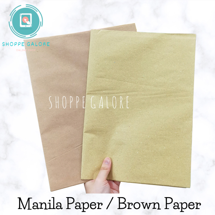 MANILA PAPER BROWN PAPER | Lazada PH