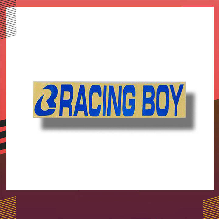 Stiker Vinyl Untuk Aksesoris Motor Logo RACING BOY Stiker Motor ...