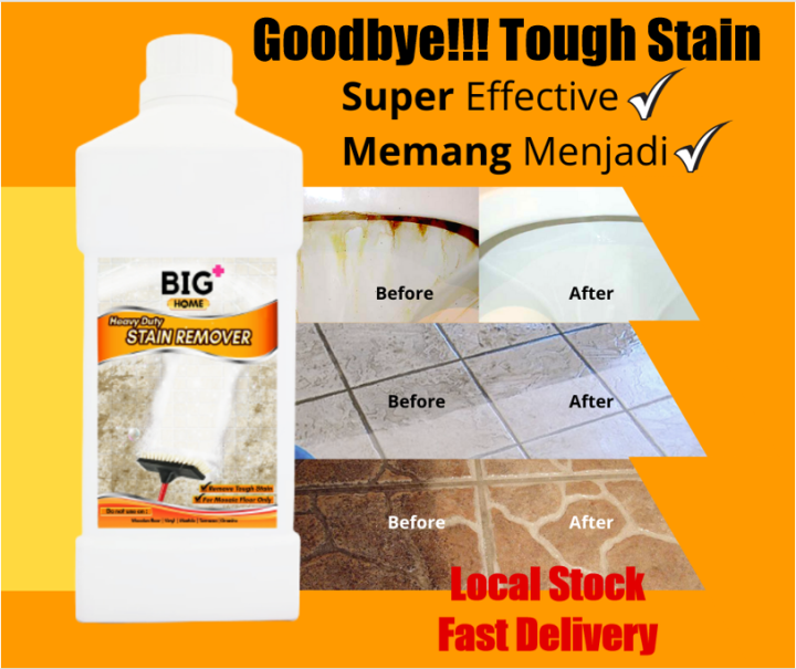⚡Ready Stock ⚡ BIG+ Heavy Duty Stain Remover 1000ml Best Solution for ...