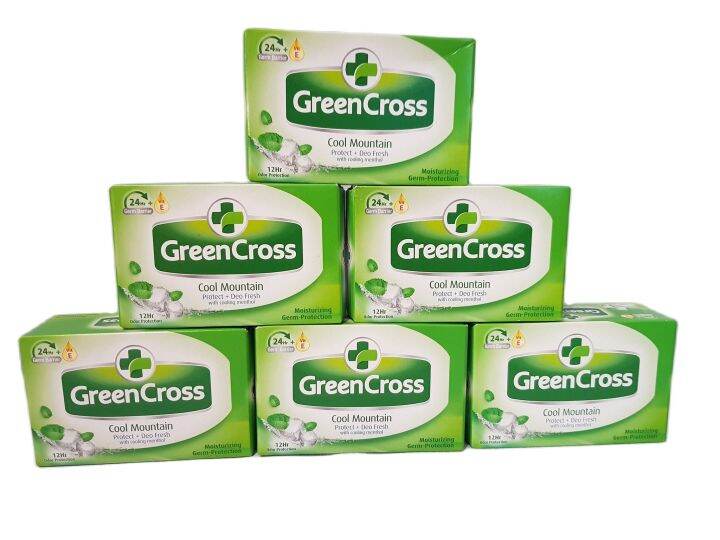 GREEN CROSS SOAP - Cool Mountain - Protect + Deo Fresh with Cooling ...