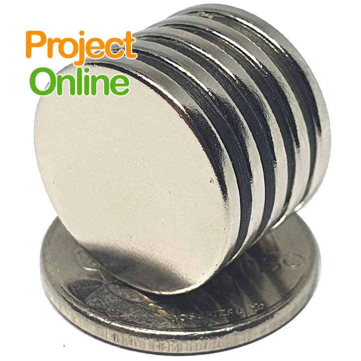 5 Pieces 19mm Diameter x 2mm Height Neodymium Magnet Super Strong Rare ...