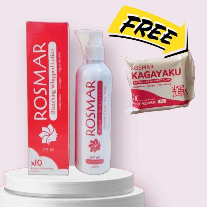 ROSMAR LOTION SPF 60 with free kagayaku soap | Lazada PH