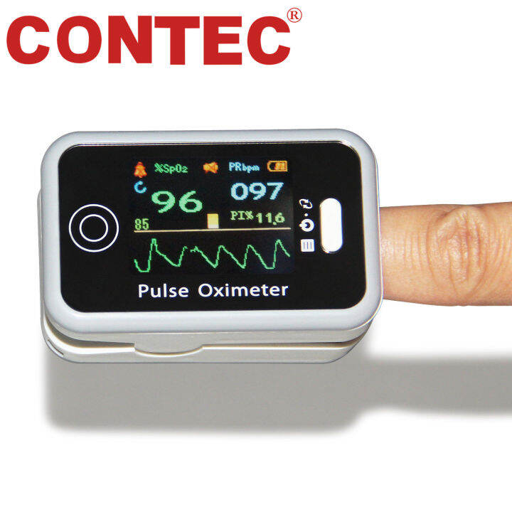 CONTEC CMS50H 1.3" Color Display SPO2 Finger Tip Pulse Heart Rate ...