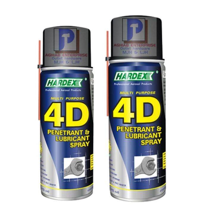 HARDEX 4D MULTIPURPOSE 4D PENETRANT & LUBRICANT SPRAY HD440 | Lazada