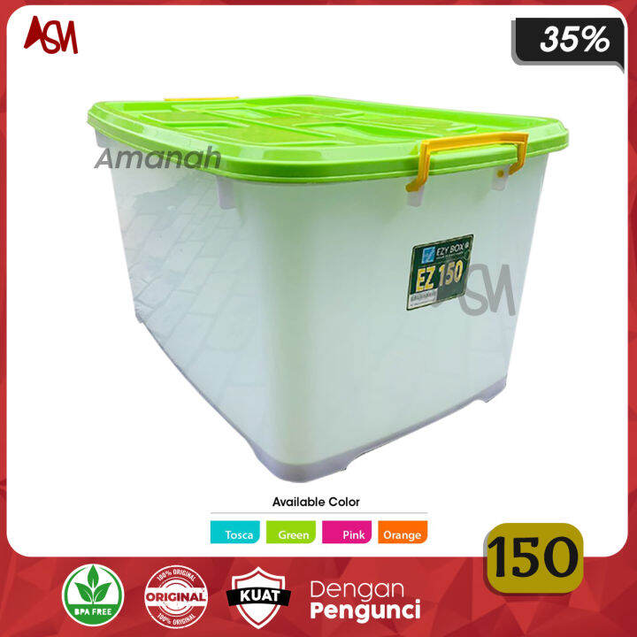 EZY CONTAINER BOX CB 150 LITER KOTAK AIR PENYIMPANAN WADAH PLASTIK ...