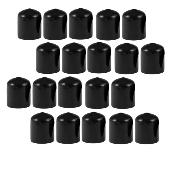 Rubber End Caps ID PVC Round Tube Bolt Cap Cover Screw Thread ...