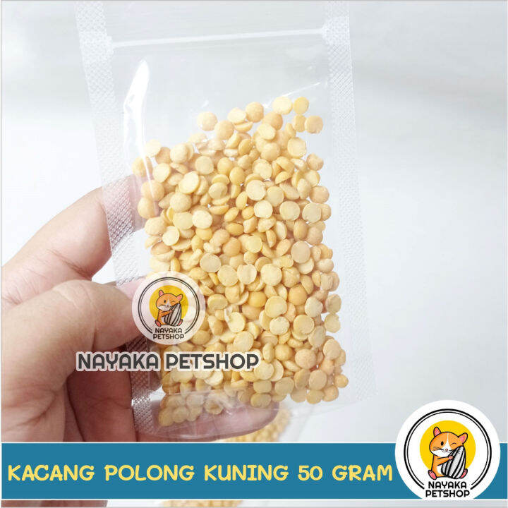 Snack Hamster Kacang Polong Kuning 50 gr Ekstra Food Cemilan Camilan ...