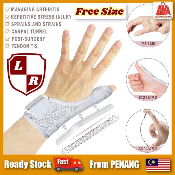 Adjustable Thumb Spica Splint Hand Tenosynovitis Support Brace ...