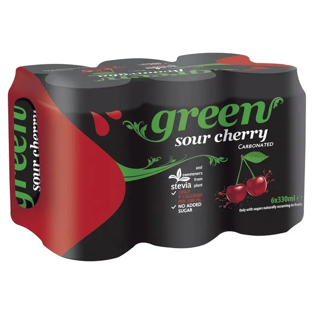 Green Sour Cherry Cans 330ml Pack of 6 (Packaging may vary) | Lazada PH