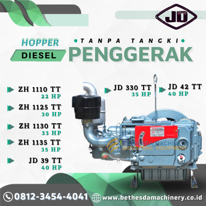 Mesin diesel 30 Hp Penggerak 22HP Jiangdong 33 Pk engine 35 HP / 40 Hp ...