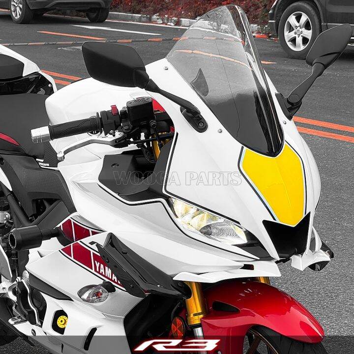YZF R3 Downforce Spoiler Sport For YAMAHA YZF-R3 R25 YZF 2019 2020 2021 ...