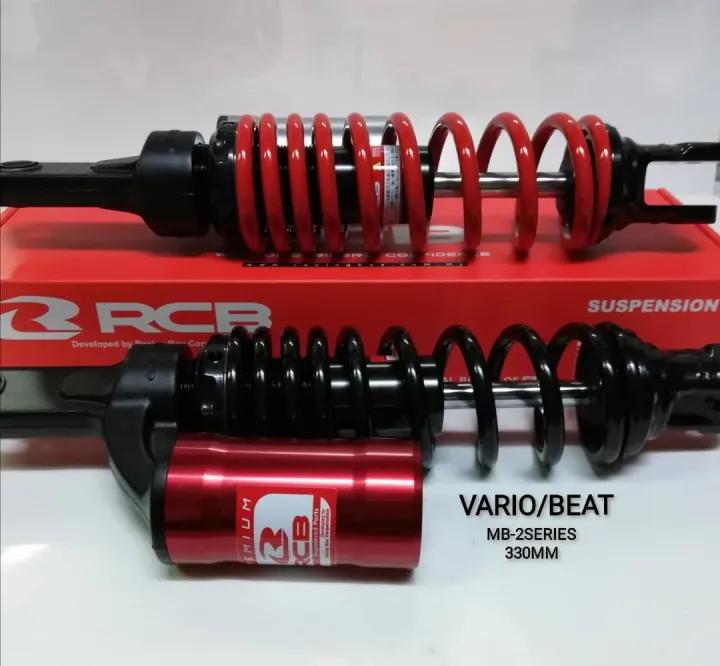 RB MONOSHOCK MB2 SERIES 330MM HONDA BEAT/VARIO COLOUR RED/BLACK ORIGINAL RACING BOY | Lazada