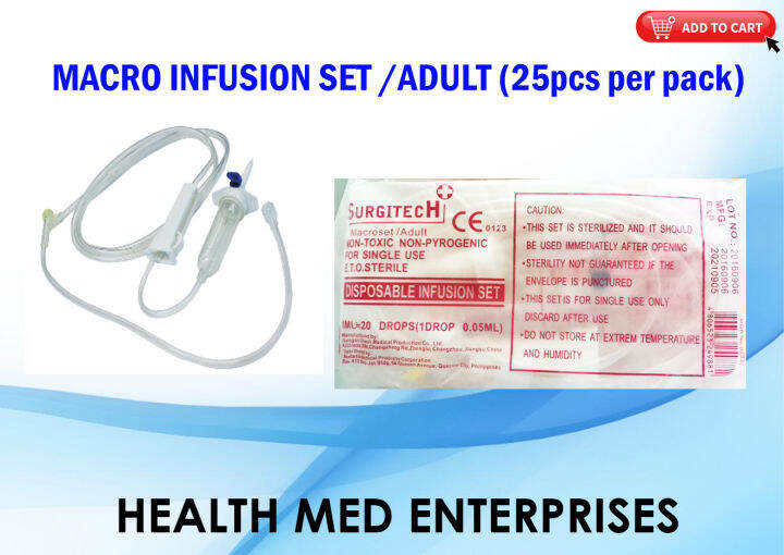 Iv infusion set -Macroset adult | Lazada PH