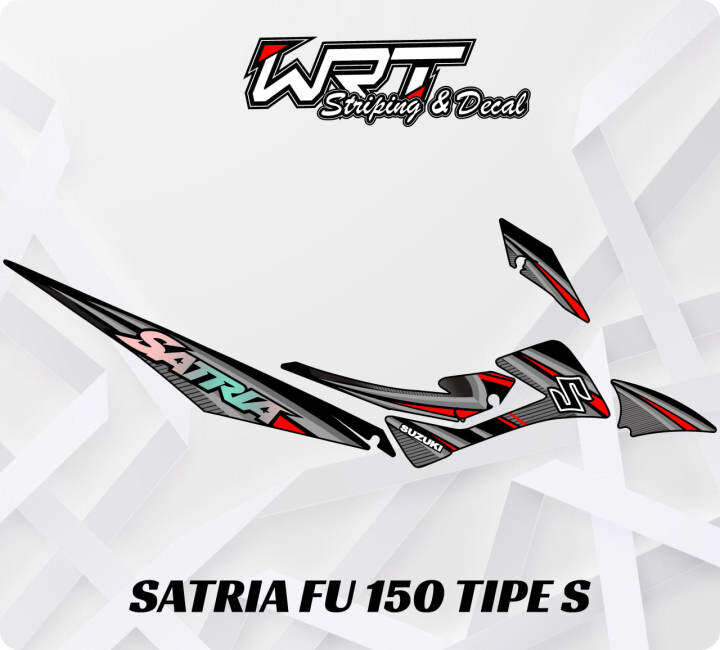 Striping Satria FU Tipe S-Stiker Decal Satria FU 150 Tipe S Racing ...