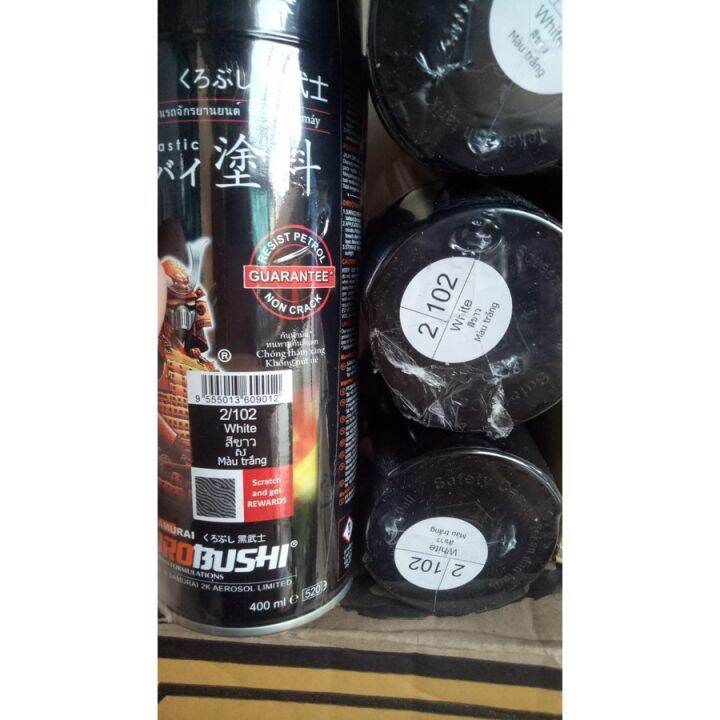 pilok pilox samurai white 102 putih glossy 400ml | Lazada Indonesia