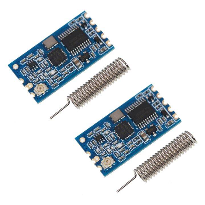 2PCS HC-12 433Mhz SI4463/SI4438 Wireless Serial Port Module 1000M ...