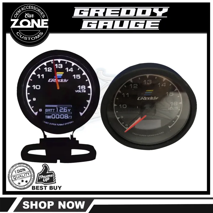 Greddy Multi D/A Gauge for Volts (with LCD Display) Universal | Lazada PH