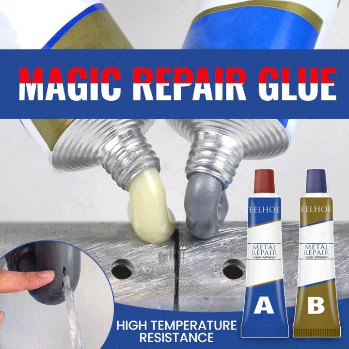 Magical Repair Glue AB Metal Cast Iron Repairing Adhesive Heat ...