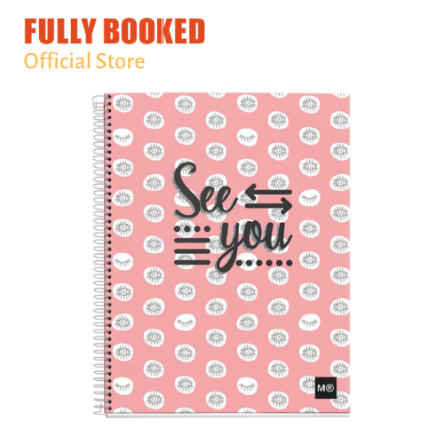 Miquelrius: A4 Horizontal Spiral Notebook - See You (Pink) | Lazada PH
