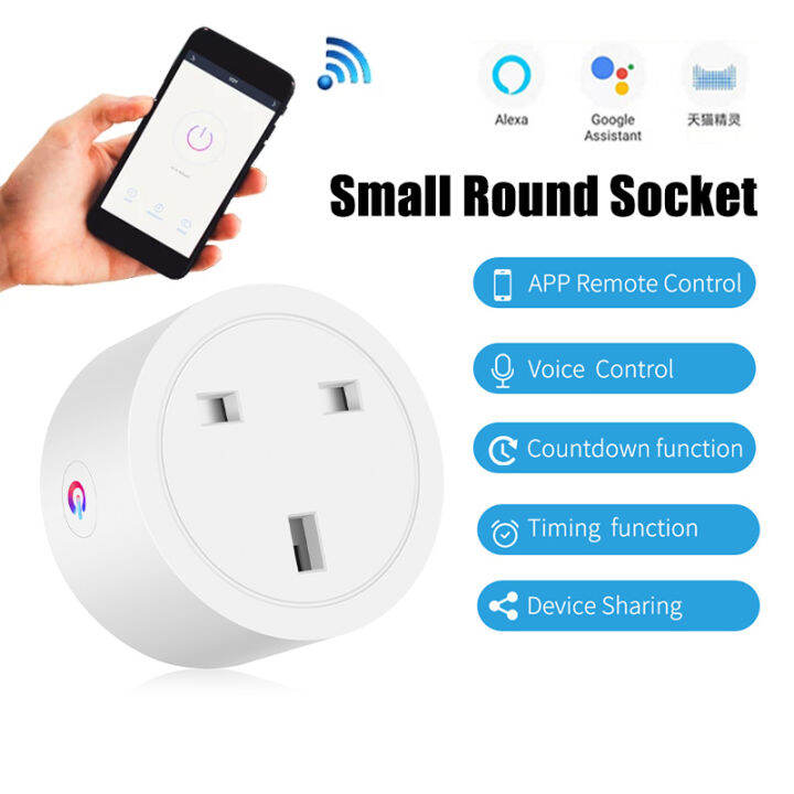 20A 16A Smart WIFI Plug Socket Power Switch Timer Plug APP Remote ...