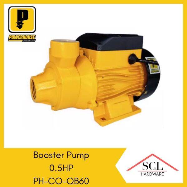 POWERHOUSE Booster Pump 0.5HP 100% Copper PH-CO-QB60 | Lazada PH