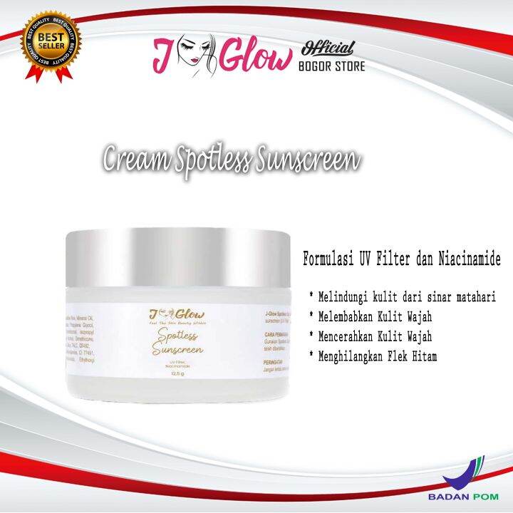JGLOW Day Cream Spotless Sunscreen - Cocok Untuk Kamu Yang Selalu Aktif diluar Melindungi Kulit ...