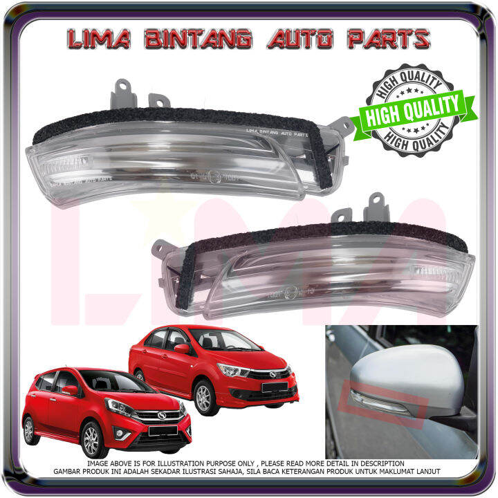 Perodua Axia , Bezza Side Mirror Signal Lamp Left / Right | Lazada
