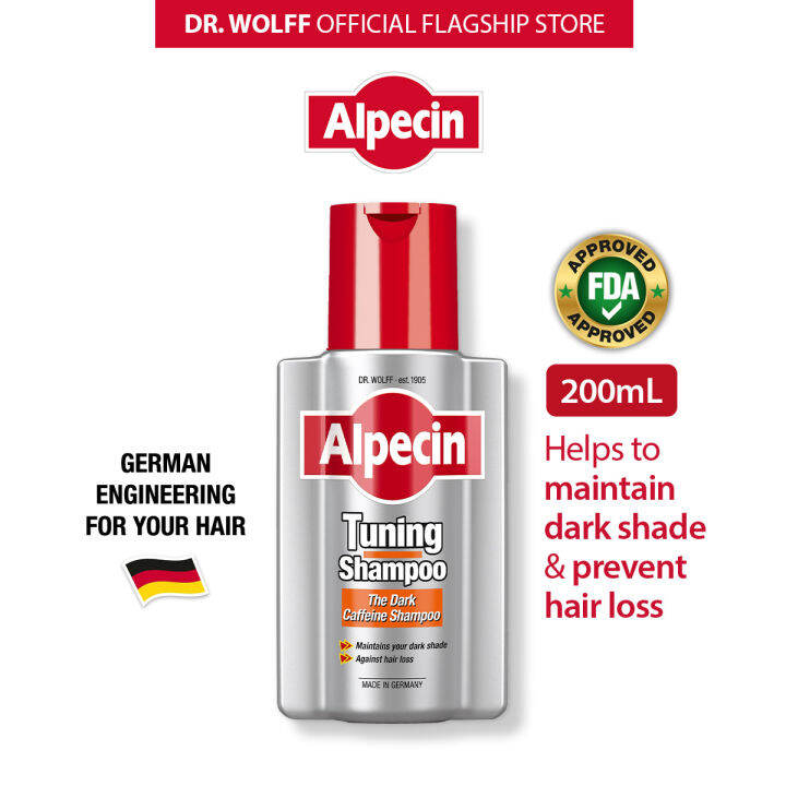 Alpecin Tuning Shampoo (200ml) - Men's Shampoo to Darken Hair & Reduce ...