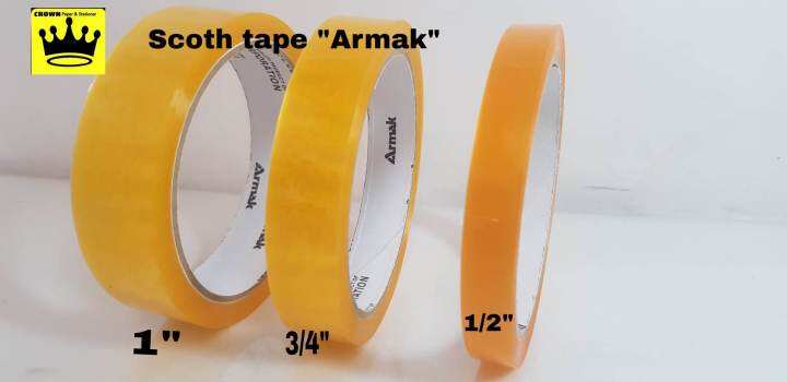 1 Roll Scoth tape / stationery Tape Armak | Lazada PH