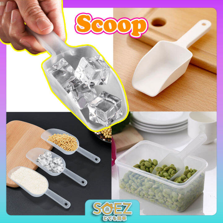SOEZ Ice Cube Scoop Food Scoop For Pet Food Flour Rice Spice Kitchen ...