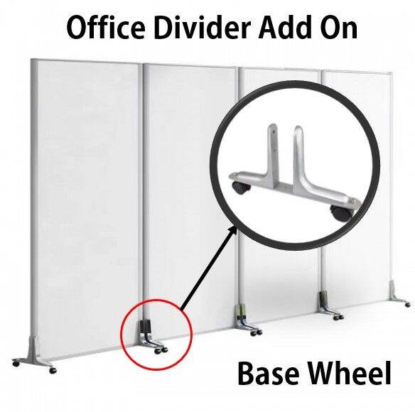 [Add on] Base Wheel for Room Divider Partition Office Clinic Hospital ...