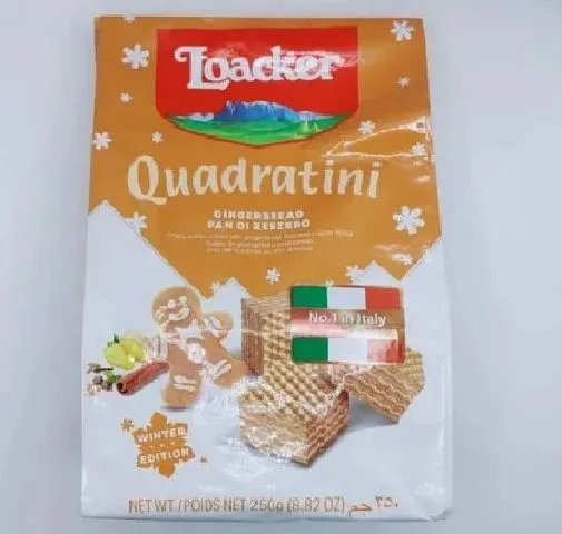 Loacker Quadratini Ginger Bread Wafer 250g | Lazada PH