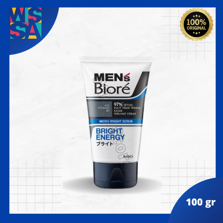 Mens Biore Facial Foam Bright Energy Men's 100 gr | Lazada Indonesia