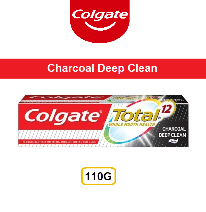 Colgate Total Charcoal Paste Toothpaste Pasta Gigi Kemasan 110gr ...